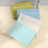China Light Color Gift Box Simple Gift Paper Box Silk Scarf Gift Box Clothing Packaging Box for sale