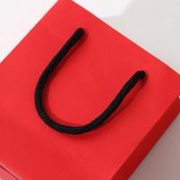 China Solid Color Jewelry Handbags Thickened Jewelry Gift Packaging Bags Holiday Jewelry Handbags for sale