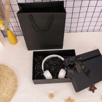 China Black Gift Box With Top And Bottom Cover Lipstick Perfume Packaging Box Custom Gift Box Gift Box for sale