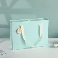 China New Spot Light Blue Drawer Water Cup Gift Box Simple Cosmetics Gift Box Birthday Gift Box for sale