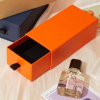 China Black Glasses Box Drawer-Type Kraft Paper Packaging Box Pull-Out Custom Lipstick Sunglasses Gift Box for sale