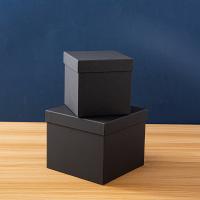 China Black Square Lid Large Packaging Box Manufacturers Spot Wholesale Jewelry Gift Box for sale