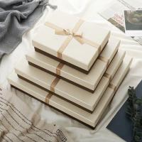 China Simple Gift Packaging Box Empty Box Universal Photo Frame Scarf Top And Bottom Cover Gift Box Wholesale for sale