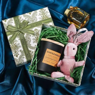 China Valentine'S Day Gift Box Packaging Custom Gift Box Birthday Gift Box Silk Scarf Top And Bottom Cover Packaging for sale
