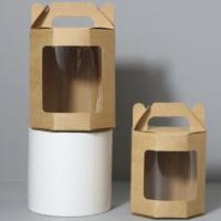 China New Style Window Simple Doll Packaging Box Various Holiday Party Wedding Souvenir Gift Box for sale