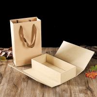 China Creative Kraft Paper Book-Shaped Gift Box Flip-Top Packaging Box Gift Box Custom Logo for sale