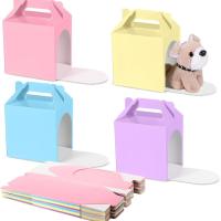 China Cross-Border Doll Solid Color Packaging Paper Box Party Foldable Snack Gift Box for sale