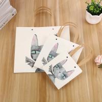 China Hot Gift Bag Cute Cat Paper Bag With Custom Pattern Printing Gift Bag Birthday Gift Bag for sale