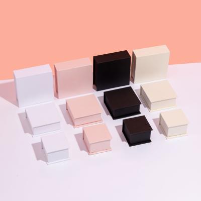 China Magnetic Flip Top Jewelry Box Set Wholesale Packaging Collection Perfume Book Style Cases Pastel Color Options for sale