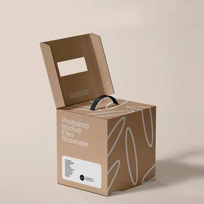 China Corrugated Packaging Gift Boxes Moisture Proof Thickened Kraft Paper Packaging For Digital Products & Premium Gifts for sale