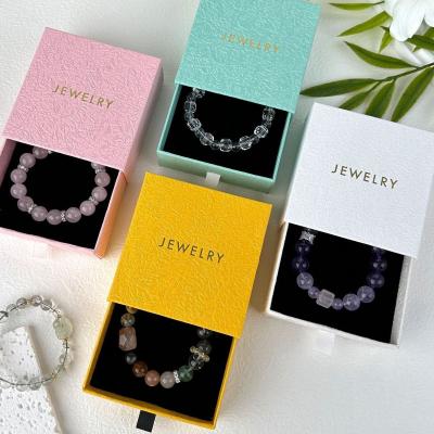 China Crystal Packaging Box Jewelry Box Gift Box Jewelry Bag Decoration Box Bracelet Packaging Pull-Out Box for sale