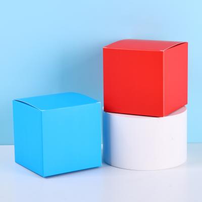 China Custom Logo Matte Laminate Gift Box Square Blind Bag Packaging Surprise Mystery Box Logo Printing Ready for sale