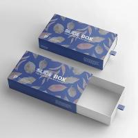 China Custom CMYK Printed Drawer Box: Rigid Paper Slide Box With Silk Screen Hot Stamping & UV Printing For Branded Packaging for sale