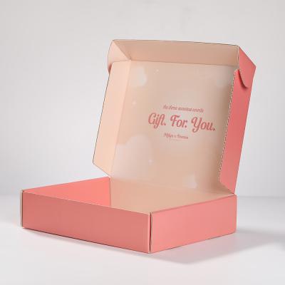 China Custom Printed Logo Airplane Box Cute Gift Box For Girls Apparel Packaging With White Cardboard for sale