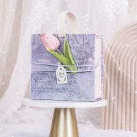 China Premium Textured Gift Box Collection Floral Accent Luxury Packaging Wedding Celebration Presentation Boxes for sale
