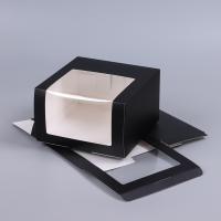 China Customizable Transparent Window Paper Packaging Boxes For Food And Clothing With Customized Logo Printing for sale