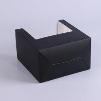 China Customizable Transparent Window Paper Packaging Boxes For Food And Clothing With Customized Logo Printing for sale