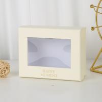 China Factory birthday gift boxes Valentine's Day gift carton boxes windowed lid boxes souvenir skylight gift boxes for sale