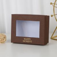 China Factory birthday gift boxes Valentine's Day gift carton boxes windowed lid boxes souvenir skylight gift boxes for sale