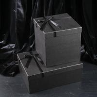 China Square Cardboard Gift Box With Top And Bottom Lid Gift Box For Clothing And Gift Packaging for sale