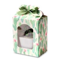 China Foldable Windowed Transparent PVC Gift Box Customizable Colorful Gift Packaging Box for sale