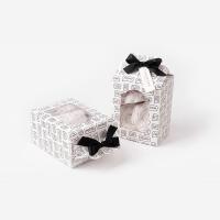 China Cartoon Text Printing PVC Transparent Paper Gift Box Customizable Folding Gift Packaging Box for sale