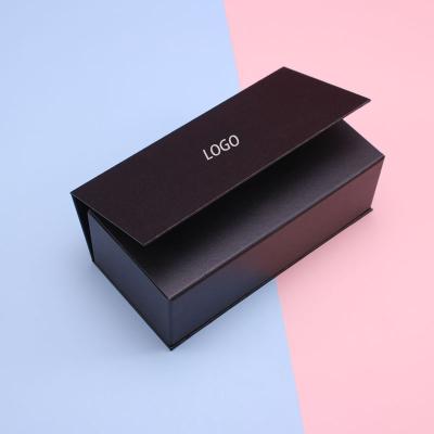 China Custom Book-Style Rigid Eyewear Box Magnetic Closure Gift Box With Specialty Paper Rectangular Flip-Top For Eyeglasses & Luxury Gifting for sale