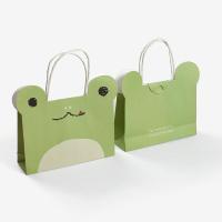 China Cute Cartoon Packaging Gift Storage Bags Customized Animal Tote Paper Bags Store Shopping Packing Bags for sale