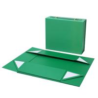 China Magnetic Leather Foldable Gift Box Set One Piece Collapsible Packaging Vibrant Color Collection Custom Logo Panel for sale
