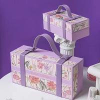 China Floral Gift Box Set Premium Wedding Favor Packaging Empty Gift Boxes for Bridesmaid Gifts Party Favors for sale