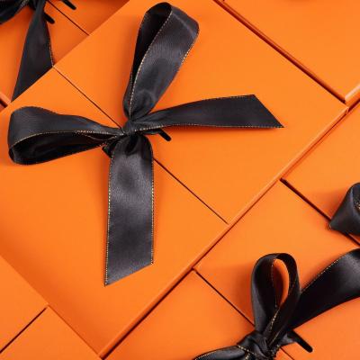 China Double-Opening Bow Gift Box Exquisite Double-Opening Gift Box Cosmetic And Holiday Gift Packaging Box for sale