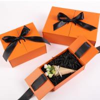China Double-Opening Bow Gift Box Exquisite Double-Opening Gift Box Cosmetic And Holiday Gift Packaging Box for sale