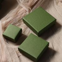 China Vintage Green Jewelry Packaging Boxes For Necklaces Earrings Rings Bracelets And Gift Boxes Wholesale for sale