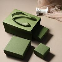 China Vintage Green Jewelry Packaging Boxes For Necklaces Earrings Rings Bracelets And Gift Boxes Wholesale for sale