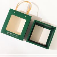 China Transparent Windowed Gift Box Empty Box Handle Drawer-Style Souvenir Box Holiday Gift Box for sale