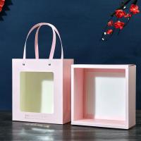 China Hand-Held Drawer-Style Transparent Windowed Gift Box Souvenir Packaging Gift Packaging Box for sale