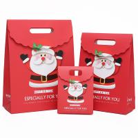 China Christmas Gift Bags Paper Bags Christmas Eve Gift Tote Bags Large Gift Wrapping Bags for sale