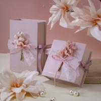 China Luxury Wedding Candy Box Hard Cover Gift Packaging Premium Hardcover with Gold Foil Large Capacity Candy Favor Box for sale
