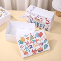 China Custom Cartoon-Printed Rigid Birthday Gift Box – One-Piece Hard Paper Packaging With Gold Foil/UV Printing Options for sale