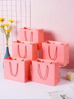 China White Cardstock Tote Bag White Clothing Packaging Bag Cosmetic Gift Bag Paper Bag Tote Bag Gift Bag for sale