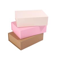 China Magnetic Closure Flip Top Folding Gift Box One Piece Sturdy Packaging Hard Paperboard Structure Ready to Assemble Birthday Event Favor Box for sale