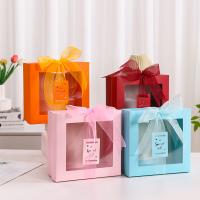 China Windowed Gift Box Transparent Gift Box Custom Gift Box Birthday Gift Box Wedding Favor Box for sale