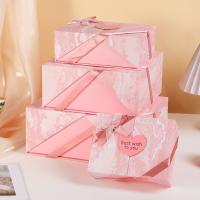 China Double-door Gift Box Exquisite Heart-shaped Gift Box Creative Hand-held Gift Box Valentine's Day Gift Packaging Box for sale