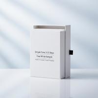 China Magnetic Closure Cosmetic Packaging Box with Free White Sample and Elegant Design for Cosmetic Products for sale