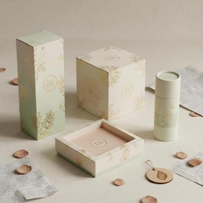 China Eco Friendly Cosmetic Packaging Box with Customizable Designs and Magnetic Closure for Premium Presentation for sale