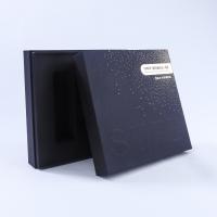 China Cosmetic Rigid Packaging Box Magnetic Closure with Clear Window Premium Matte Black Finish for Beauty Products for sale