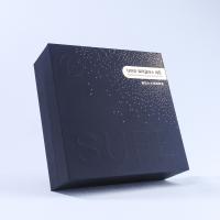 China Cosmetic Rigid Packaging Box Magnetic Closure with Clear Window Premium Matte Black Finish for Beauty Products for sale