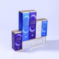 China Window Display Transparent PVC Visible Custom Cosmetic Paper Box Packaging for Lipstick Eyeshadow Makeup Collection for sale