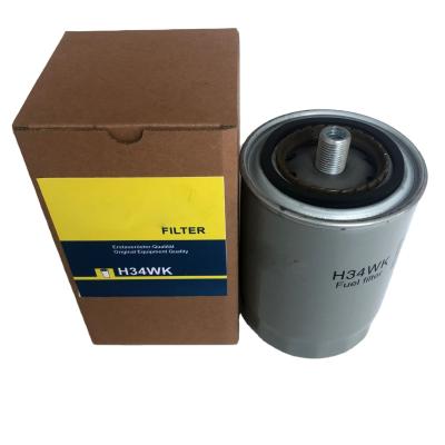 China Standard H34WK Iron Filter Paper Vacuum Pump Inlet Filter for Man Truck Car Air Sizes for sale