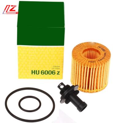 China Stainless Steel Cover Oil Filter HU6006Z The Latest Design for Effective Dust Filtration for sale